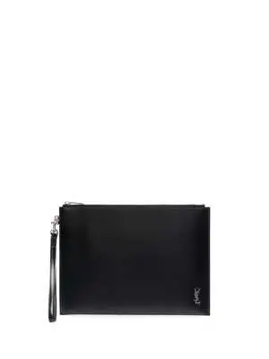 Saint Laurent Porta Tablet Tiny Cassandre Piccolo - Black