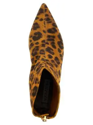 AQUAZZURA Suede Ankle Boots - Multicolor