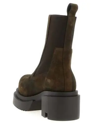 Rick Owens Beatle Bogun' Ankle Boots