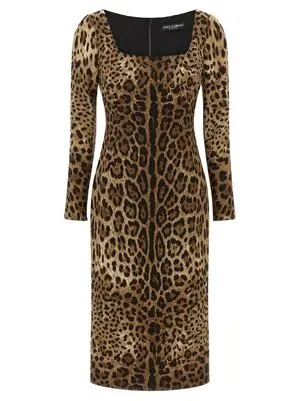 Dolce & Gabbana Leo Dress - Brown