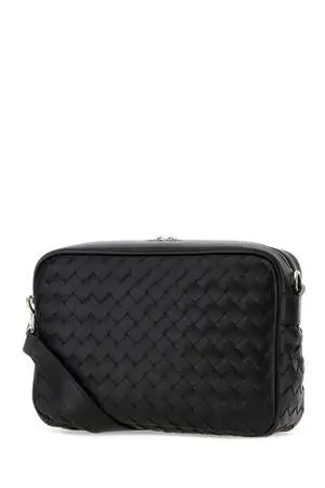 Bottega Veneta Medium Camera Crossbody Bag - Black