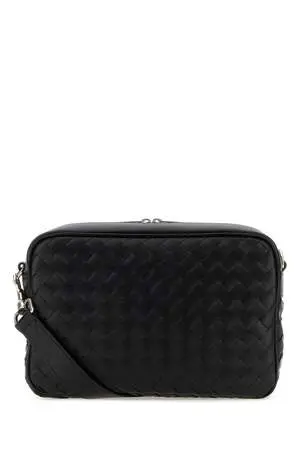 Bottega Veneta Medium Camera Crossbody Bag - Black