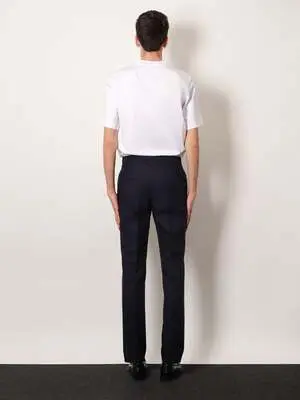 Fendi Trousers Wool Tonal Stitching