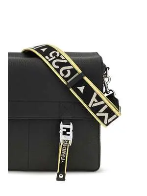 Fendi Flow Mess Medium Roman Leather Crossbody Bag