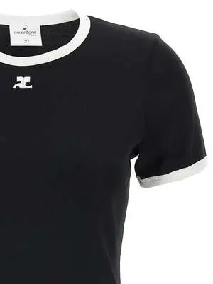 COURREGES Signature Contrast T-shirt