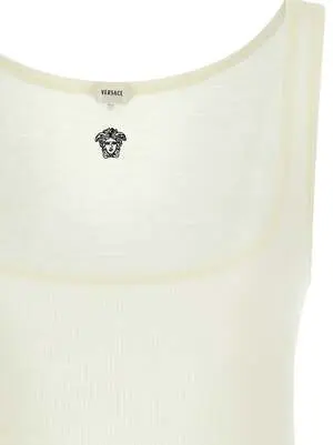 Versace La Medusa Embroidery Top