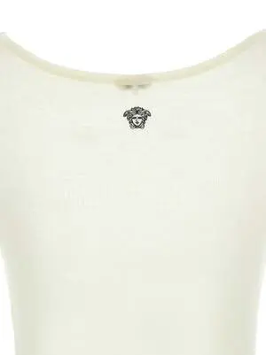 Versace La Medusa Embroidery Top