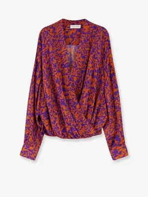 Dries Van Noten Camiel Printed Cotton Shirt - Orange