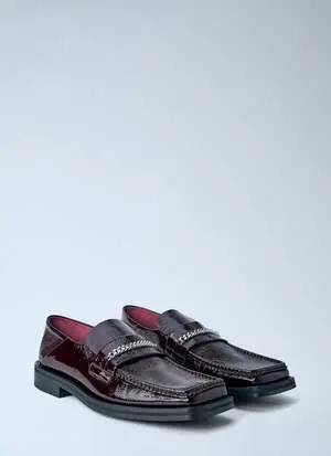 Martine Rose Fold Back Square Toe Loafers