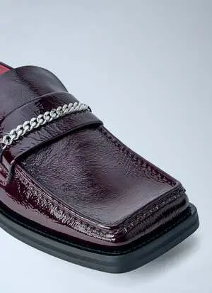 Martine Rose Fold Back Square Toe Loafers
