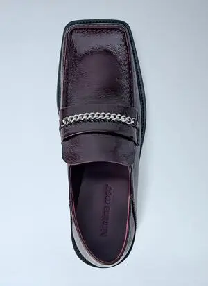 Martine Rose Fold Back Square Toe Loafers - Multicolor