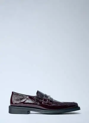 Martine Rose Fold Back Square Toe Loafers - Multicolor
