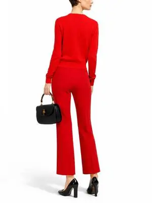 Gucci Silk And Cotton Cardigan - Red