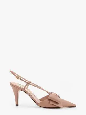 Valentino Garavani VALENTINO GARAVANI Bowow Leather Decollete Slingback Multicolor