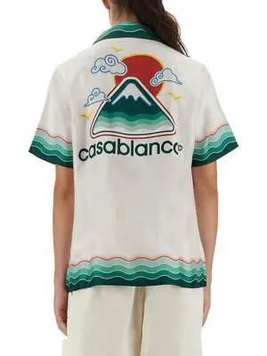 Casablanca Montagne Ondulée Silk Shirt - Multicolor
