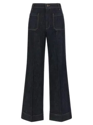 Victoria Beckham Alina' Jeans - Blue