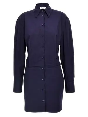 Attico Mini Chemisier Dress - Blue