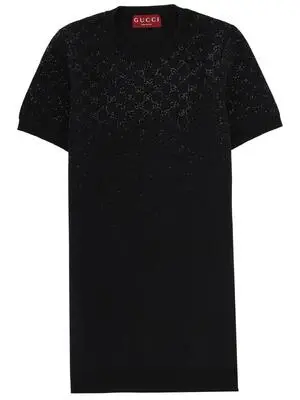 Gucci Wool Mini Dress - Black