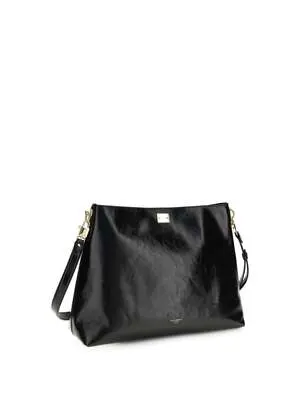 Dolce & Gabbana Vittoria Leather Shoulder Bag - Black
