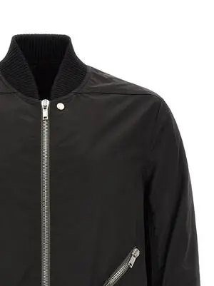 Rick Owens Heizer Flight Bomber Jacket - Black