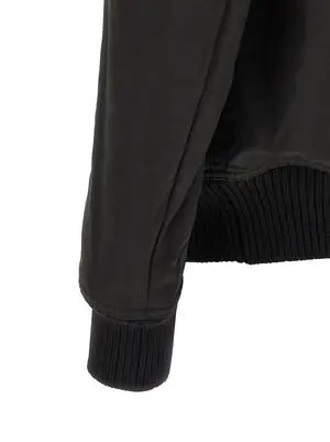 Rick Owens Heizer Flight Bomber Jacket - Black