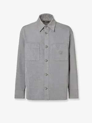 Fendi Jacket Denim Stone Bleached - Gray