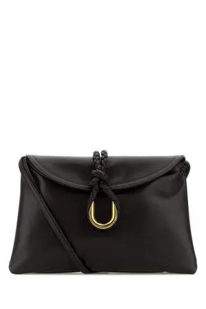Bottega Veneta Dark Leather Small Liberta Crossbody Bag - Brown