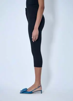 Jacquemus High-waisted Buttoned Cycling Pants