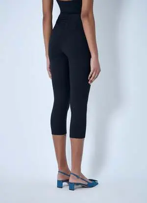 Jacquemus High-waisted Buttoned Cycling Pants