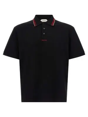 Versace Greca' Polo Shirt - Black