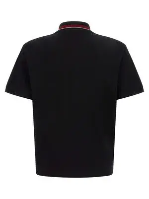 Versace Greca' Polo Shirt - Black