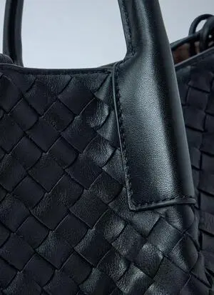 Bottega Veneta Intrecciato Woven Leather Tote