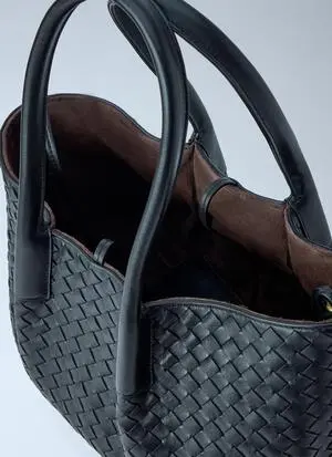 Bottega Veneta Intrecciato Woven Leather Tote