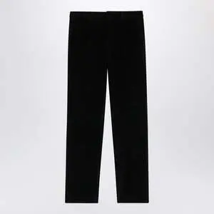 Loro Piana Dark Grey Corduroy Trousers - Gray