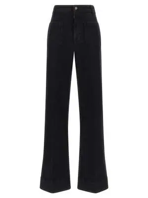 Victoria Beckham Alina Denim Jeans - Black