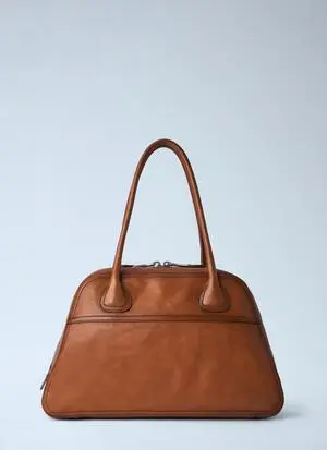 Miu Miu Embossed Leather Top Handle Bag