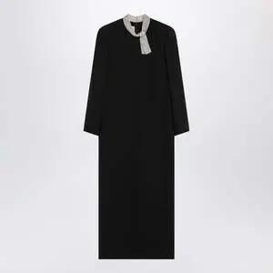 Valentino Garavani Silk Cady Couture Dress - Black
