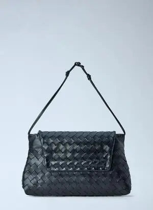 Bottega Veneta Giorno Handbag - Black