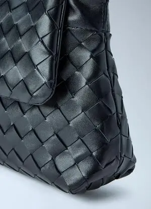 Bottega Veneta Giorno Handbag - Black