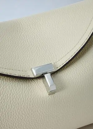 TOTEME T-lock Grained-leather Shoulder Bag - Multicolor