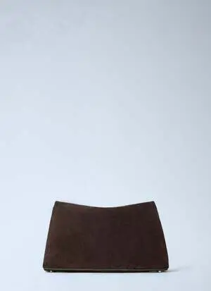 TOTEME T-lock Leather Clutch