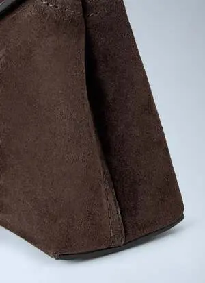 TOTEME T-lock Leather Clutch