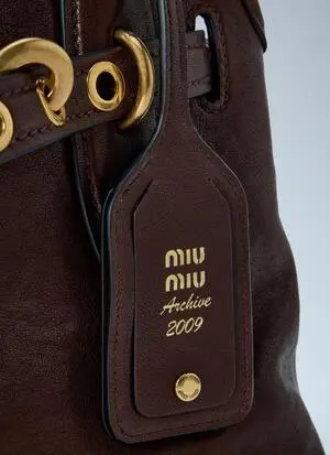 Miu Miu Adventure Nappa Leather Bag