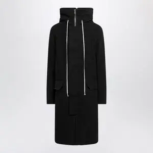 Rick Owens Long Megaparka In Cotton