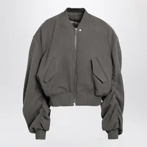 Rick Owens RICK OWENS Tower Secchia Flight Jacket Gray