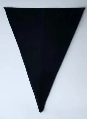 RIER Losange Mini Scarf - Black