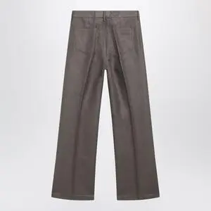 Rick Owens Cotton-blend Trousers - Gray