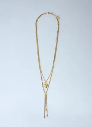 Chloé Mini Paddington Necklace - Gold