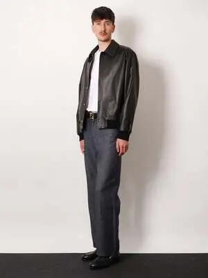 Fendi Relaxed Linen, Cotton And Silk Jeans