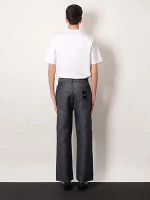 Fendi Relaxed Linen, Cotton And Silk Jeans